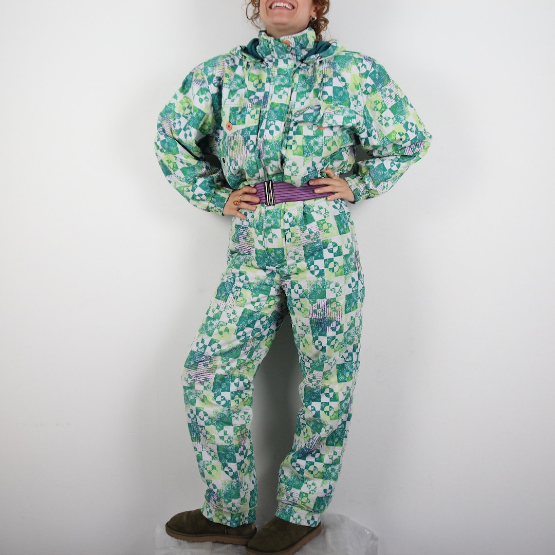 Vintage Retro 80s 90s Ski Suit Skisuit Snowsuit Wear Jumpsuit - Etsy
