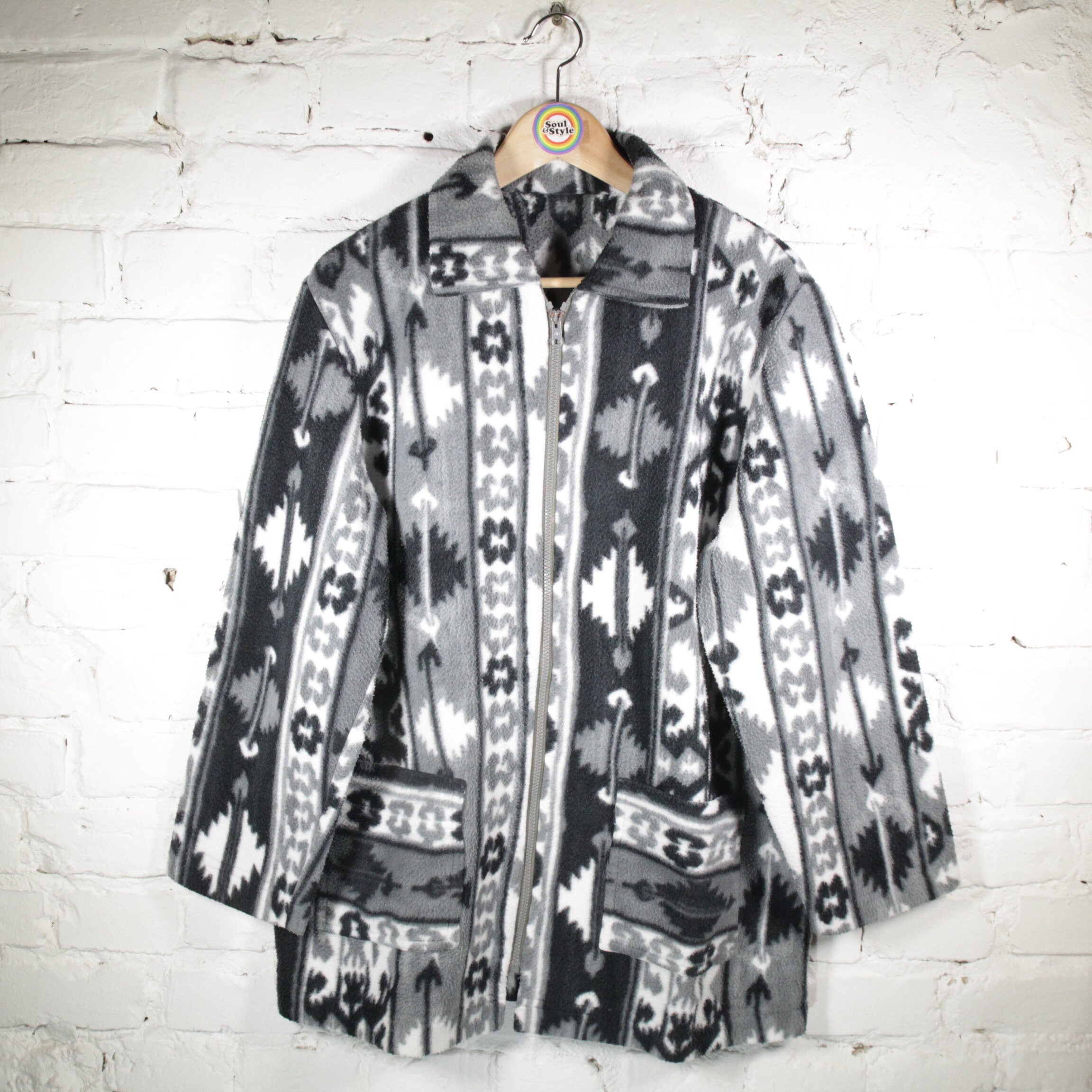 Vintage 90s Fleece Jacke Size M - Etsy 日本