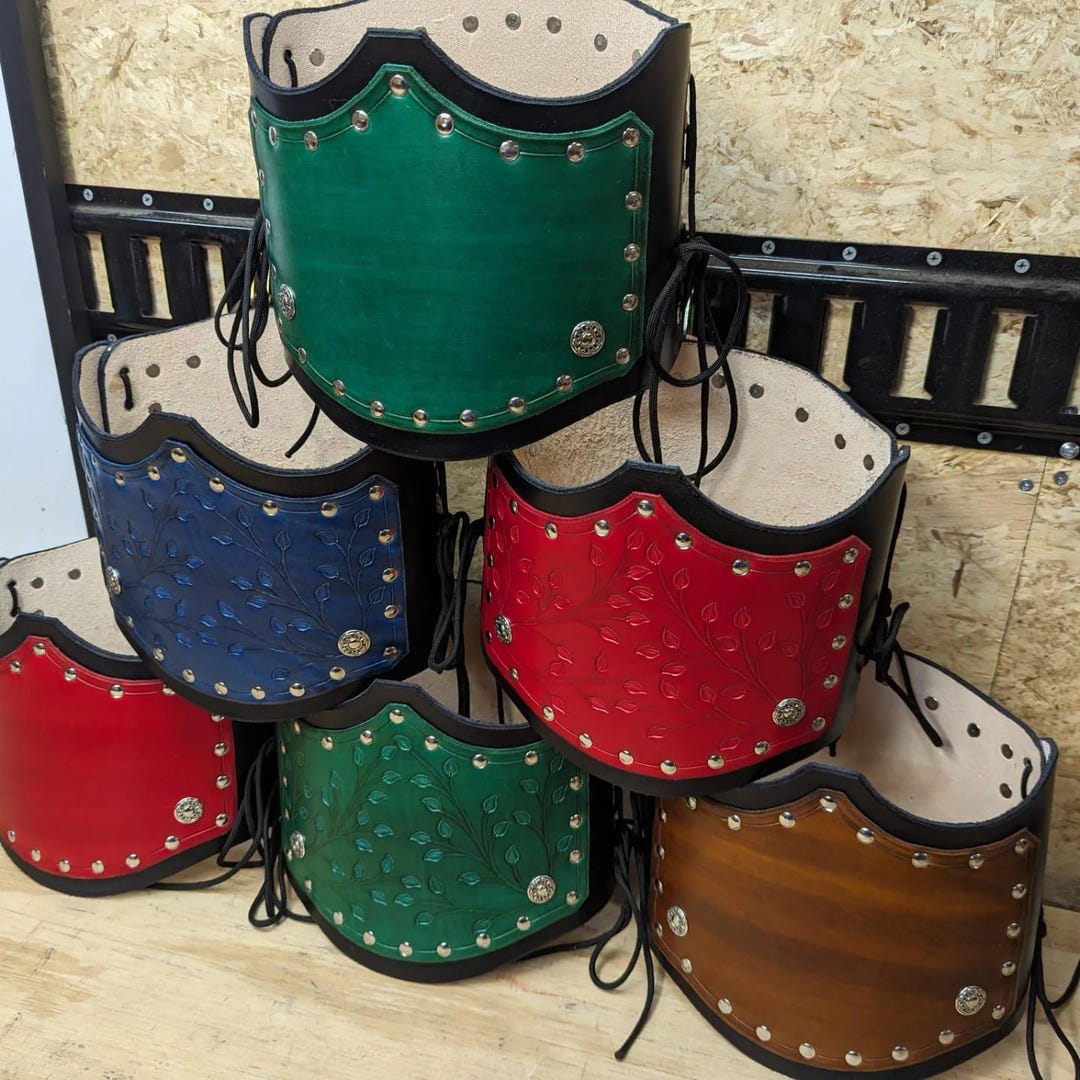 Leather Cincher, Corset, Wide Belt, Armor, LARP, Cosplay, Renaissance ...