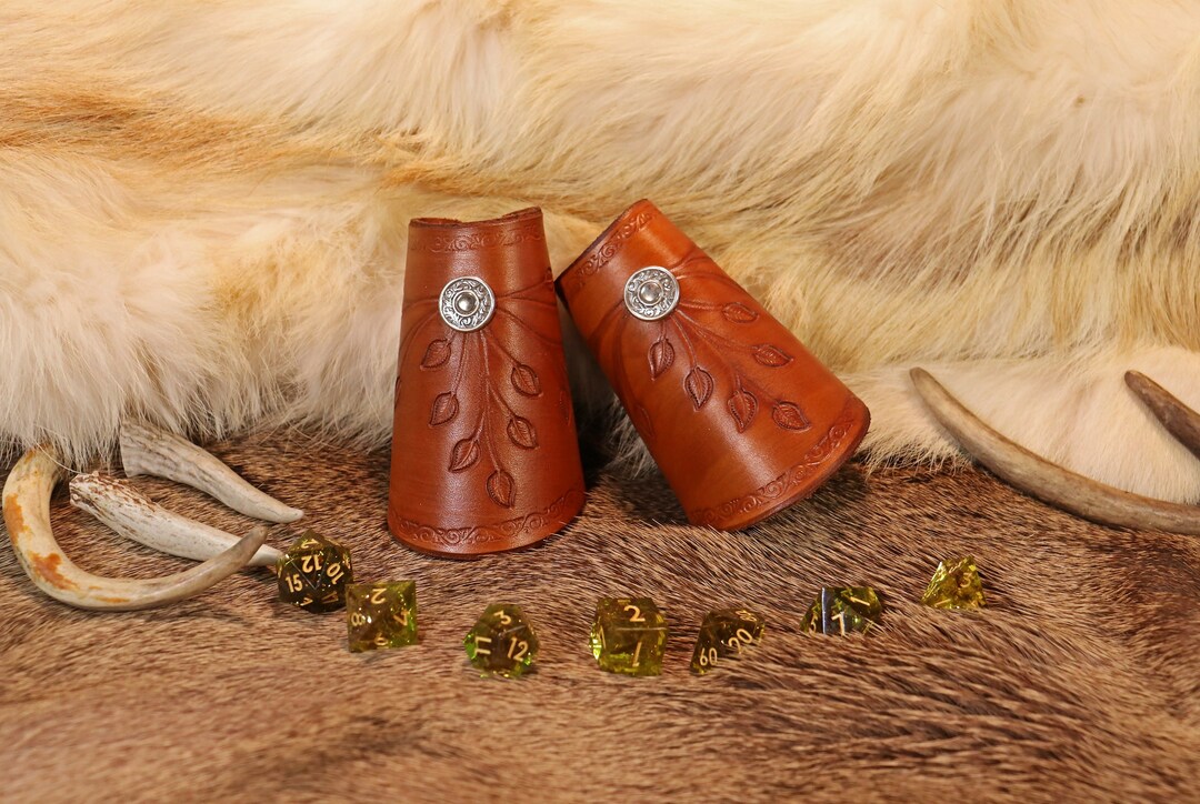 Elven Cuff Bracers, Druid, Ranger, Ivy Cosplay, LARP, Renaissance Faire ...