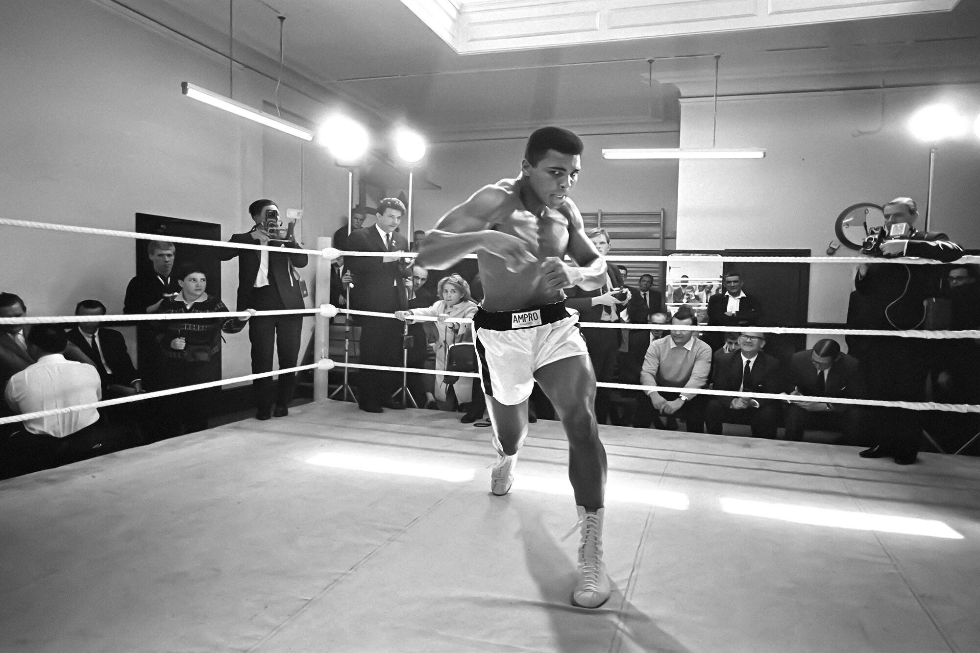 Muhammad Ali Training Gym London 1966 Peel and Stick self | Etsy