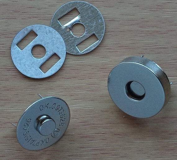 Magnetic Closures Bag/purse Fasteners Clasps Silver 18mm Gold - Etsy