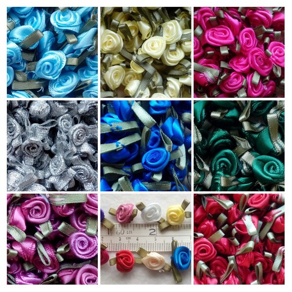 Ribbon Roses - Etsy