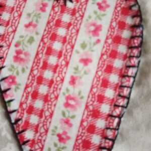 Heart Style Wall-hanging Handmade Fabric Home Decor Applique Patchwork ...