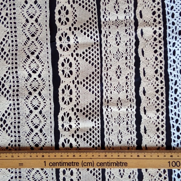 Cotton Lace Fabric - Etsy UK