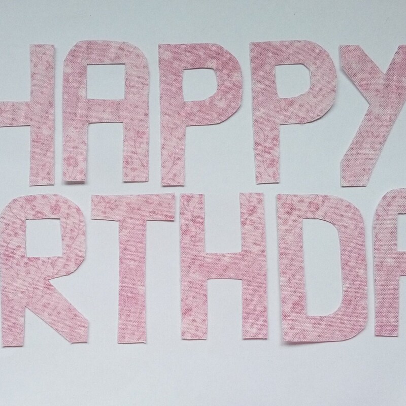 Fabric Letters - Etsy