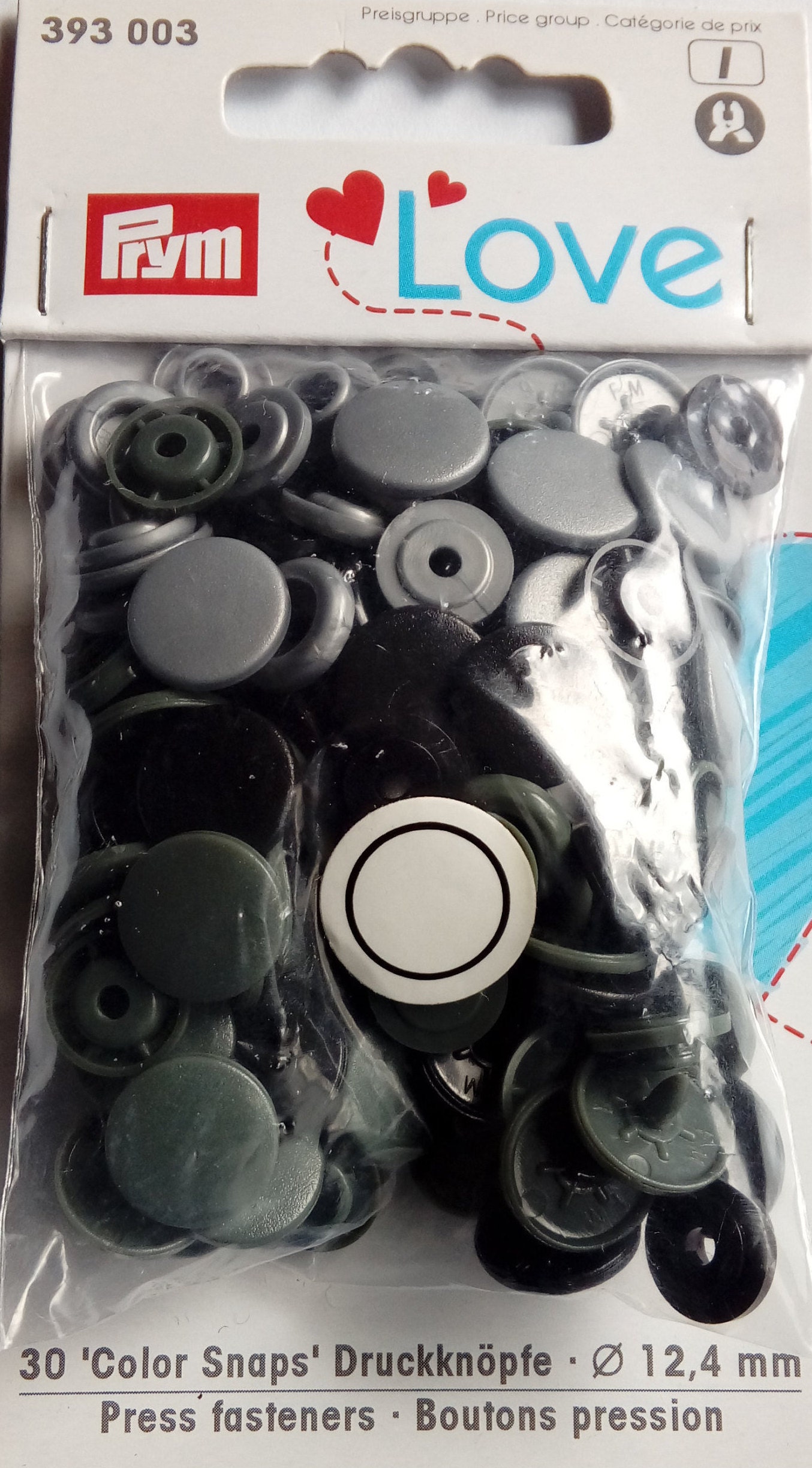 Prym Love 30 Colour Snaps Press Fasteners - Etsy UK