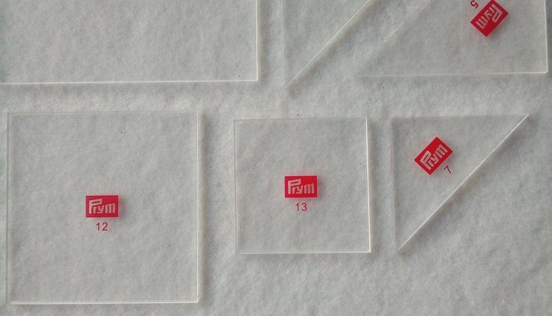 Patchwork Template Set Prym Instruction Booklet Plastic | Etsy