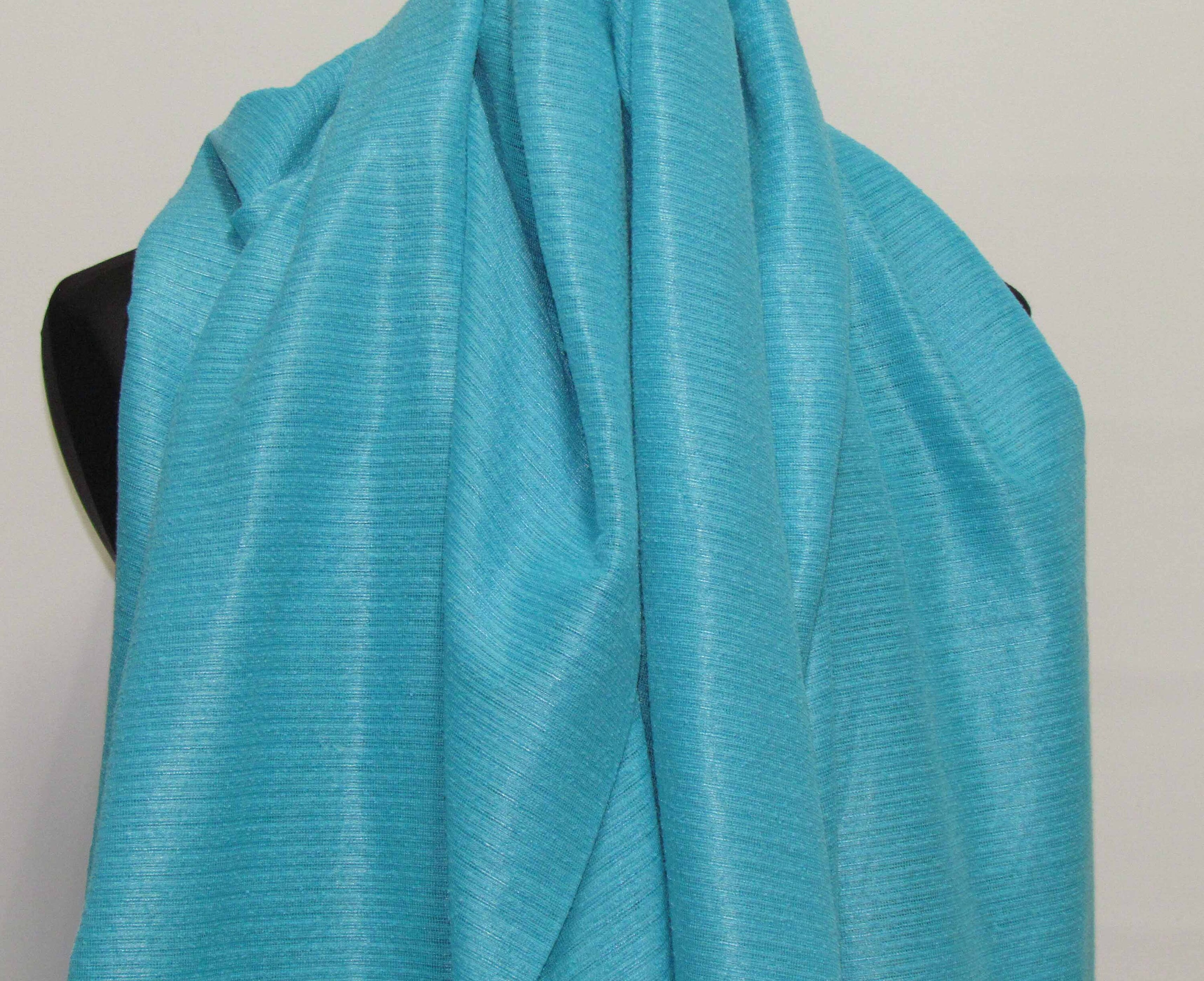 Solarveil Polyester Mesh Fabric Sunprotective Turquoise Blue Beachwear ...