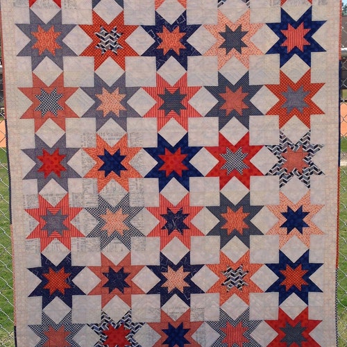 Digital Download Confetti Star Quilt Pattern Quilt Pattern - Etsy UK