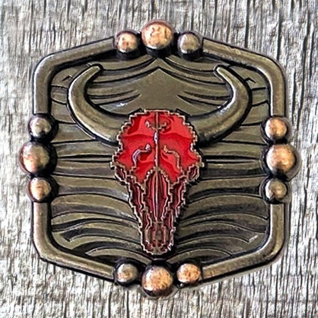 Buffalo Red Enamel Finish Concho 2 Inch - Etsy