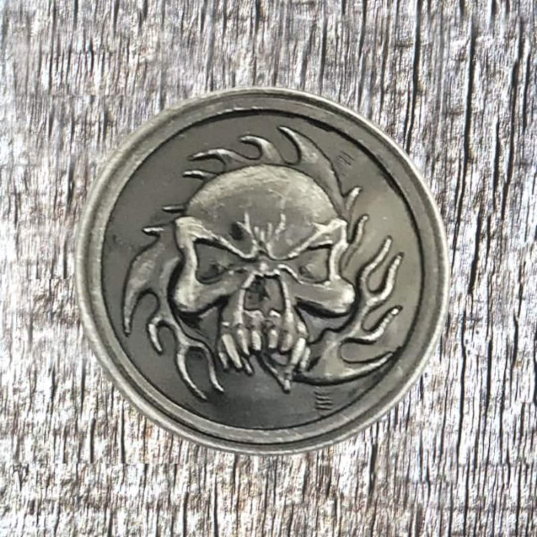 Motorcycle Conchos Ghost Rider Concho - Etsy