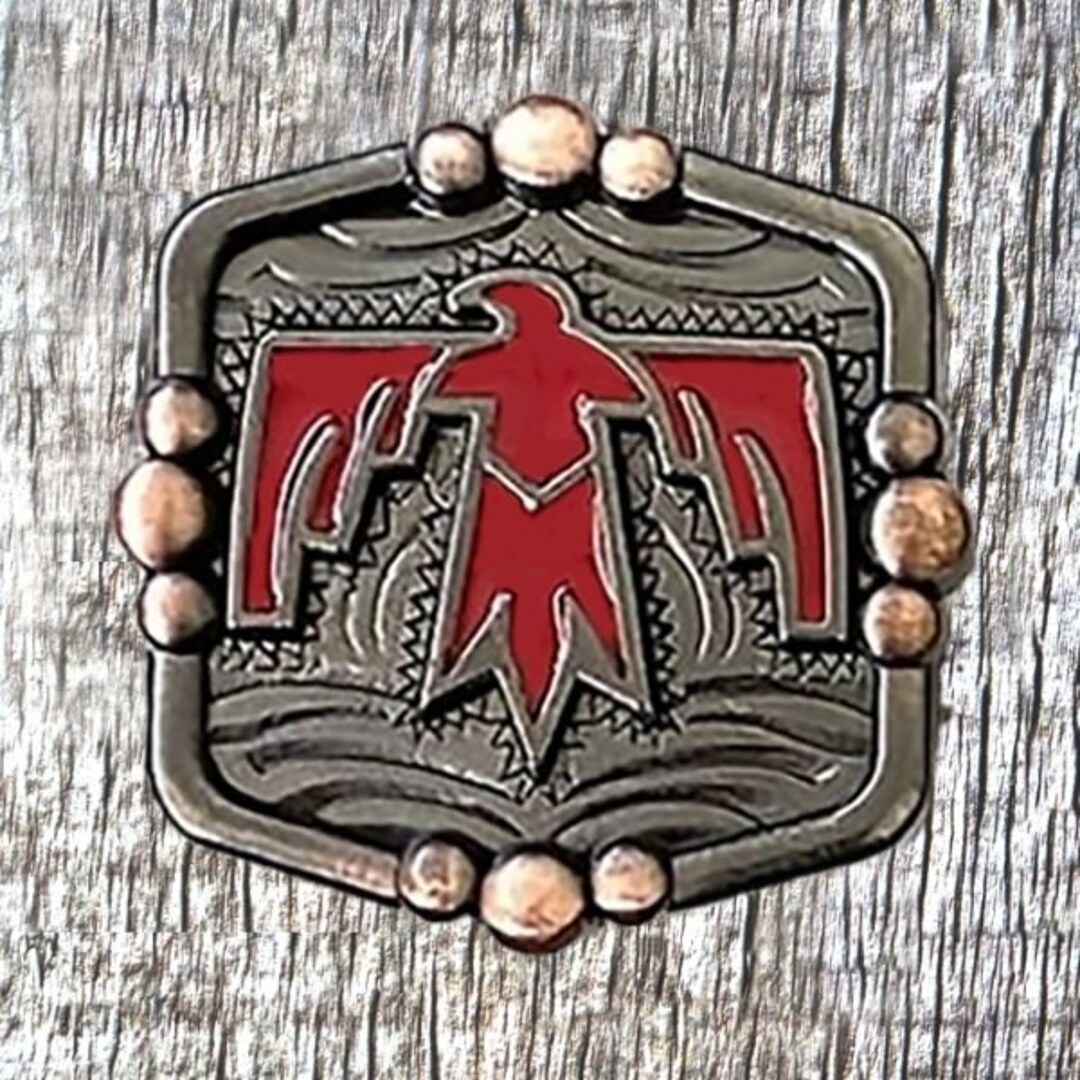 Thunderbird Red Concho 1-3/8 Inch - Etsy
