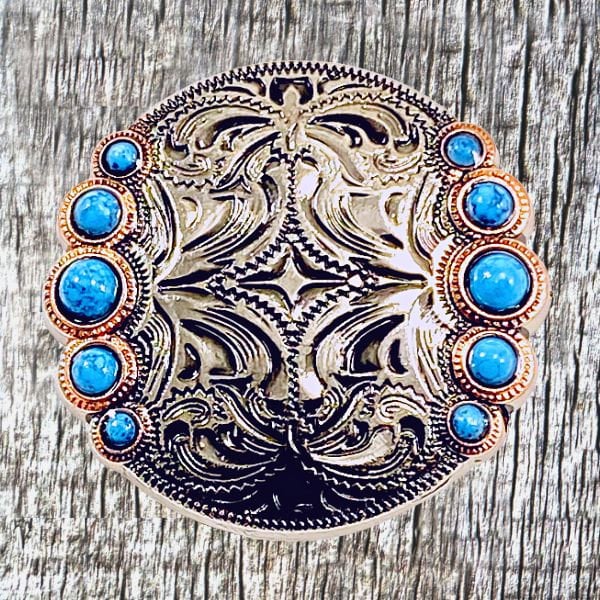 Nickel Conchos - Etsy