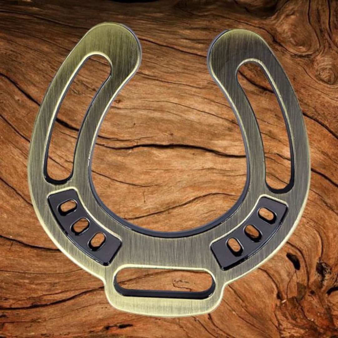 Decorative Horseshoe Antique Brass Breast Collar Plate - Etsy