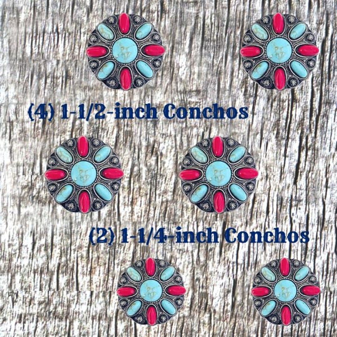 Painted Desert Concho Saddle Set-2 - Etsy