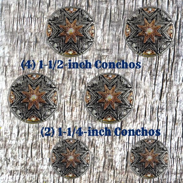 Saddle Conchos - Etsy