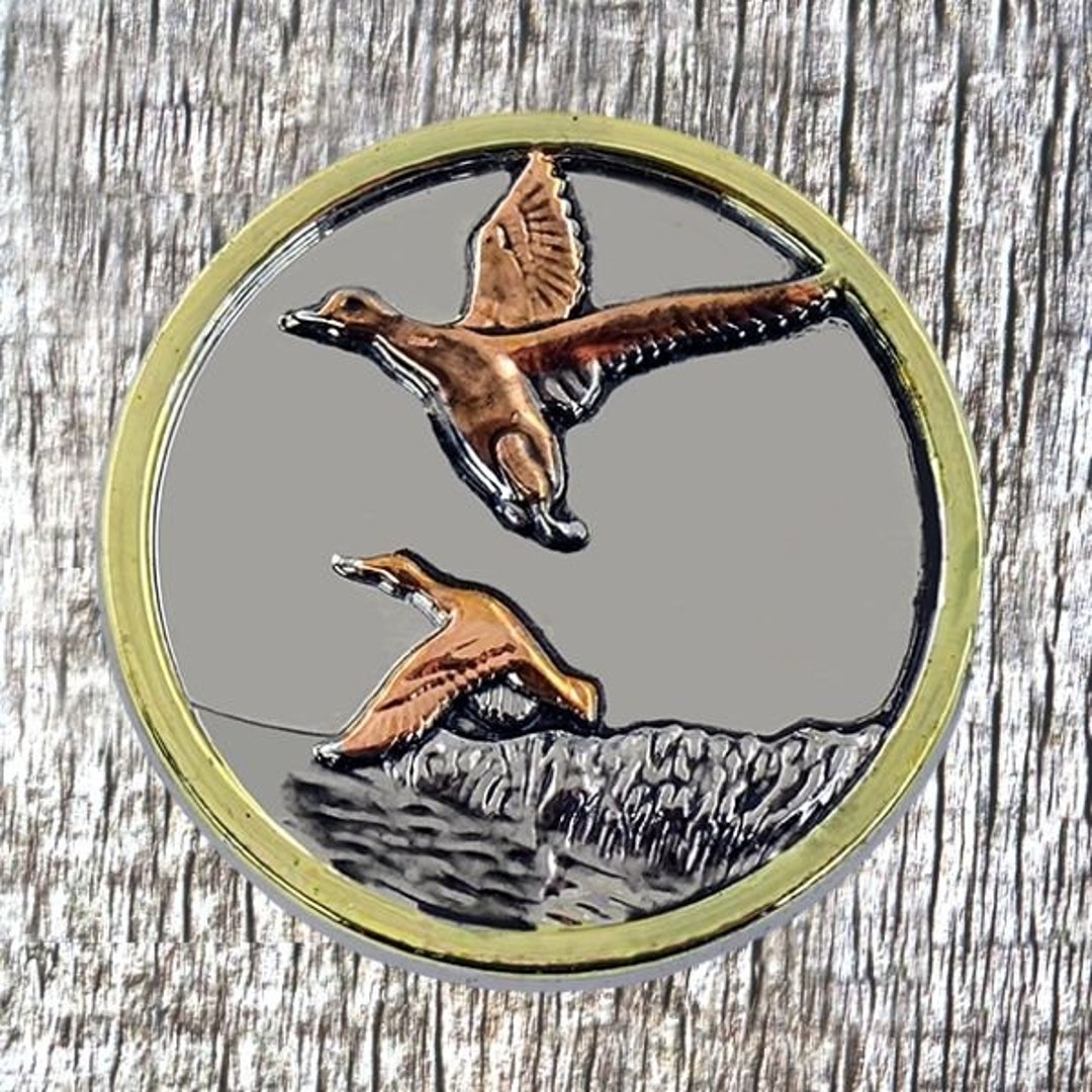 Mallard Flying Duck Concho - Etsy