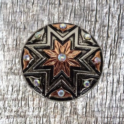 Wildflower 1-1/2 Inch Concho - Etsy