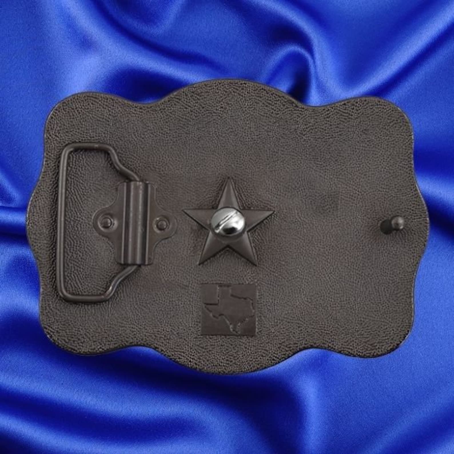 Western Style, Star Trophy Belt Buckle With Buffalo Head Concho Antique ...