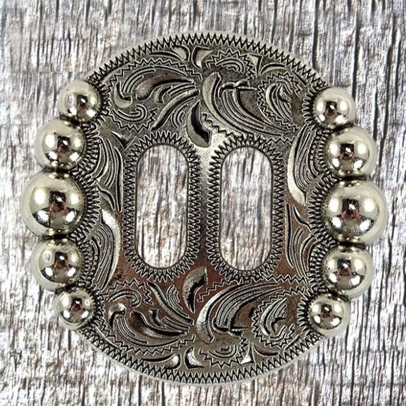 Nickel Conchos - Etsy