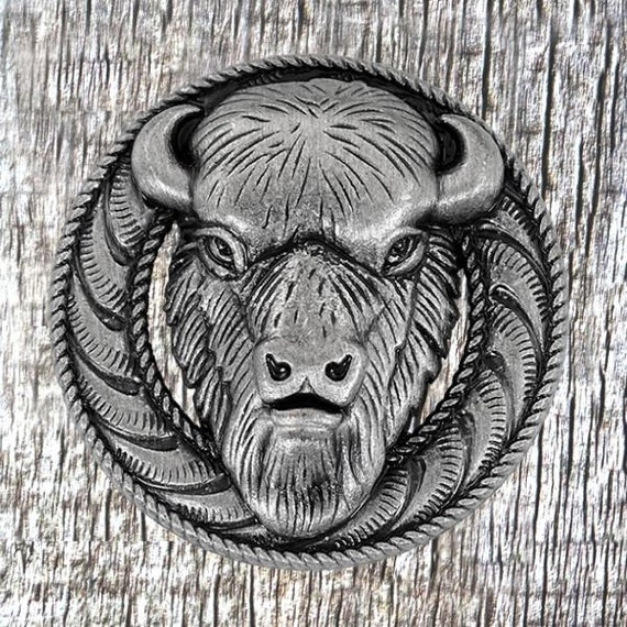 Buffalo Head Concho - Etsy