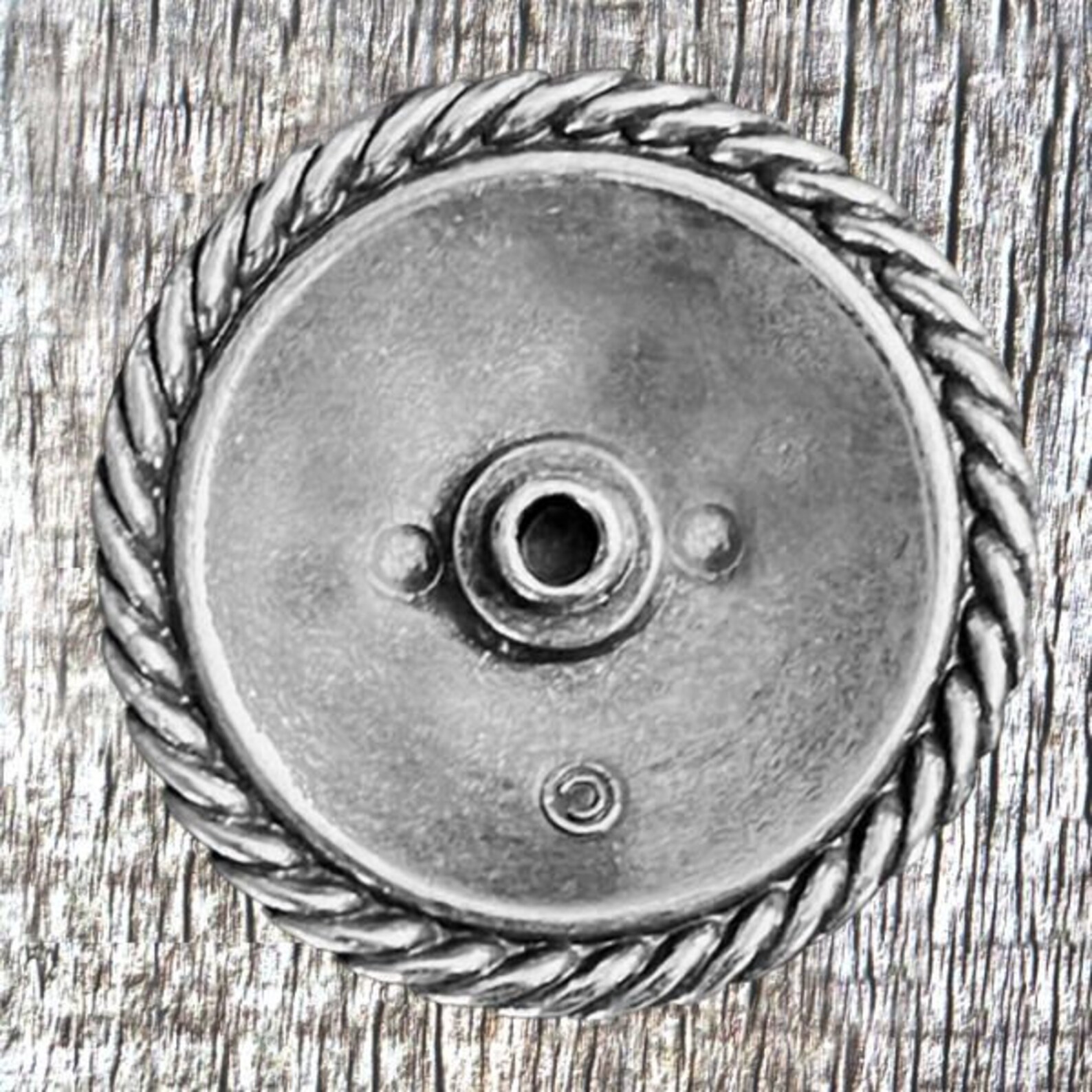 Floral Engraved 1-1/2 Inch Rope Trim Concho Sterling Finish - Etsy