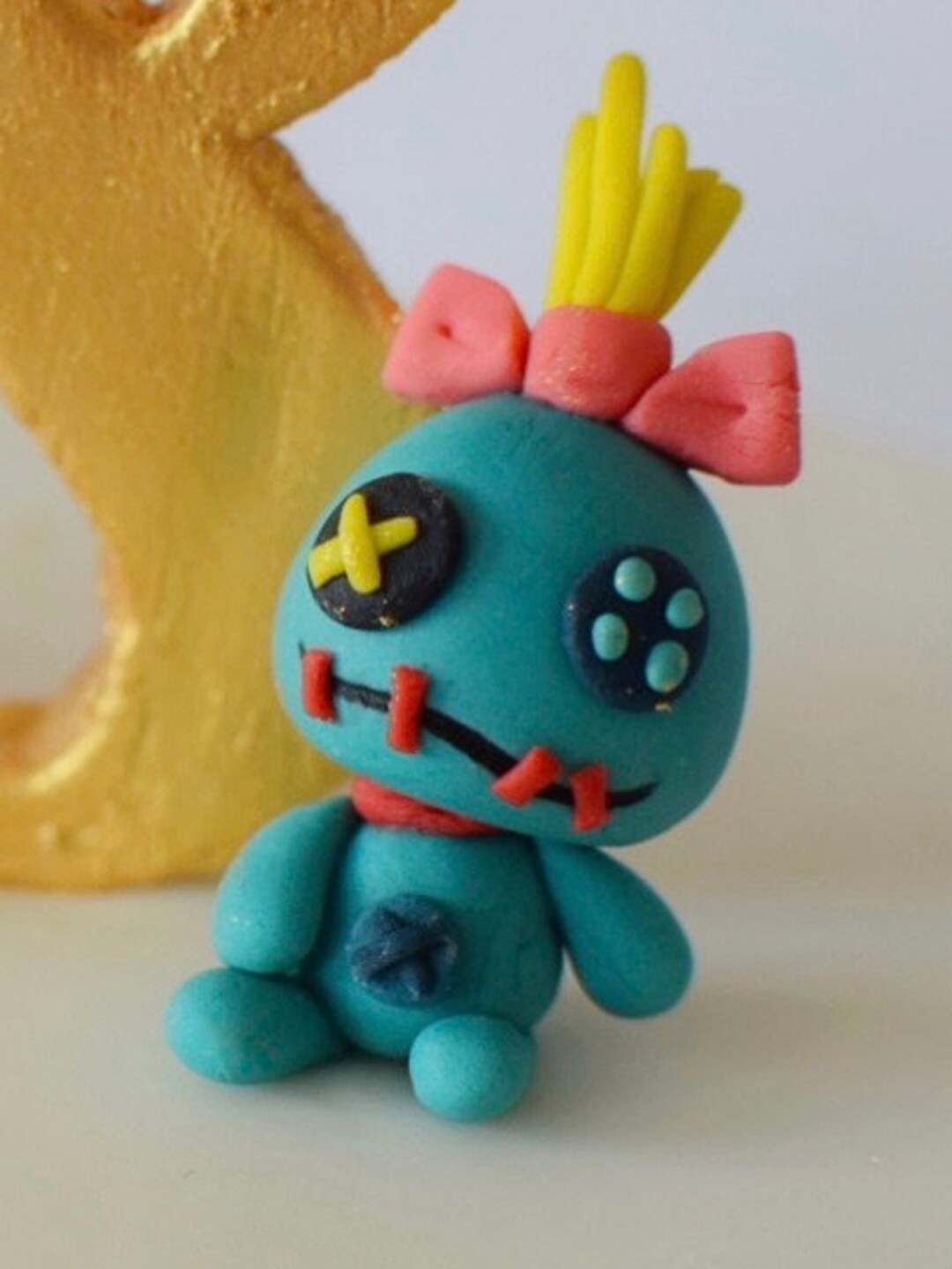 Fondant Scrump Model Lilo and Stitch - Etsy