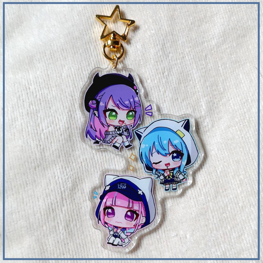 Startend towa, Suisei, Aqua Keychain - Etsy