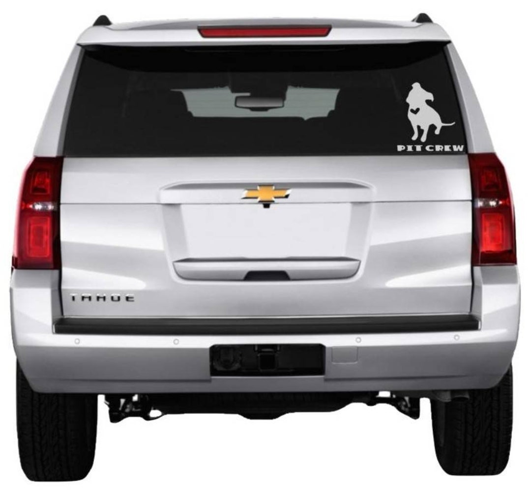 Pibble Paws Pit Crew Decal Pitbull Mom Decal Pit Bull - Etsy