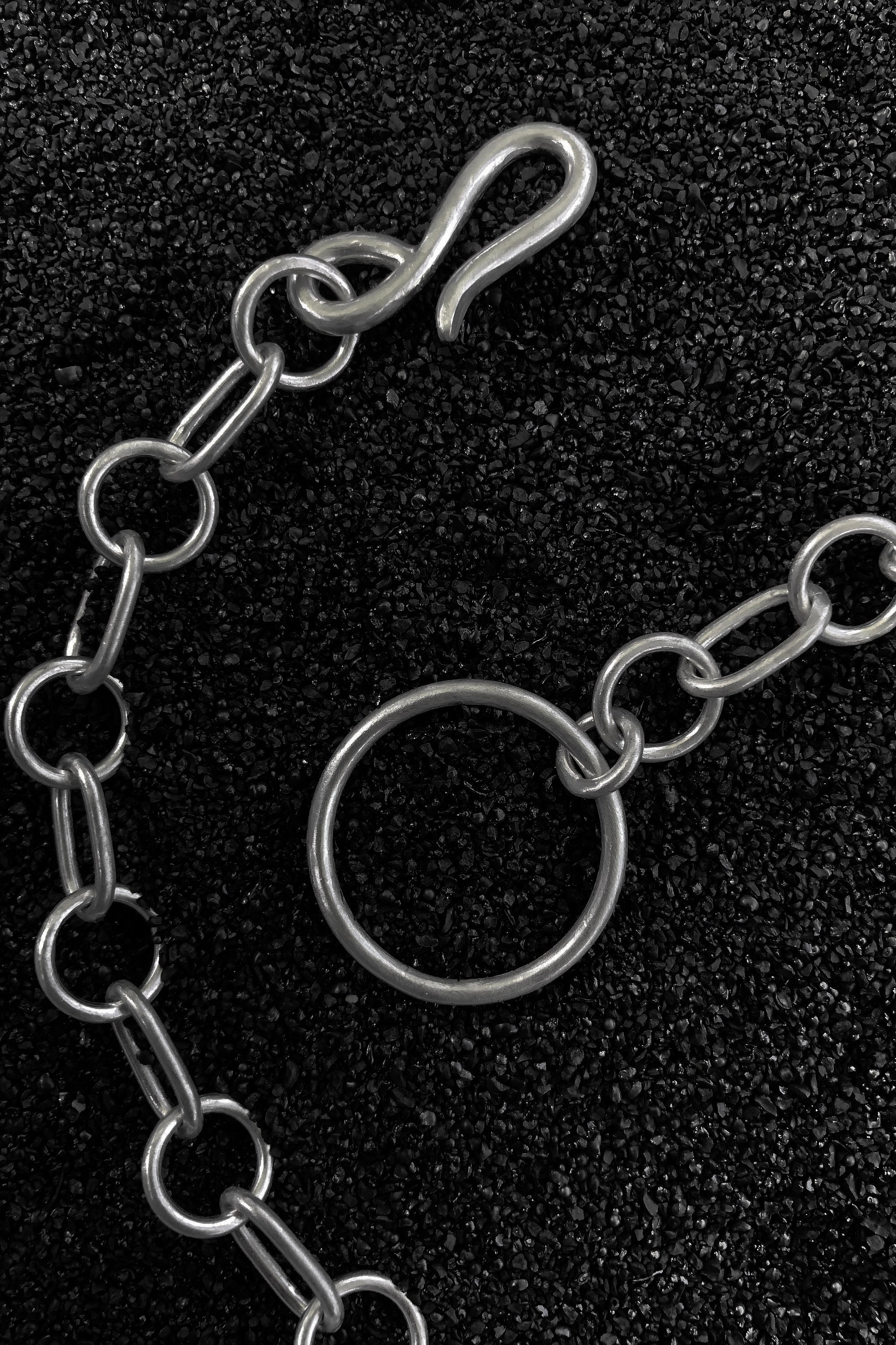 Lunar Chain-Silver Moon-Silver Chain-Chain Necklace-Gothic | Etsy