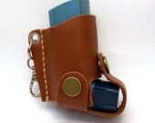Leather inhaler case pouch sleeve Ventolin Salamol inhaler | Etsy