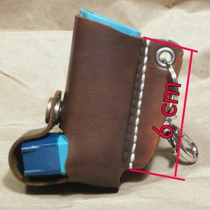 Leather Inhaler Case, Pouch, Sleeve, Ventolin, Salamol, Lupin Inhaler ...