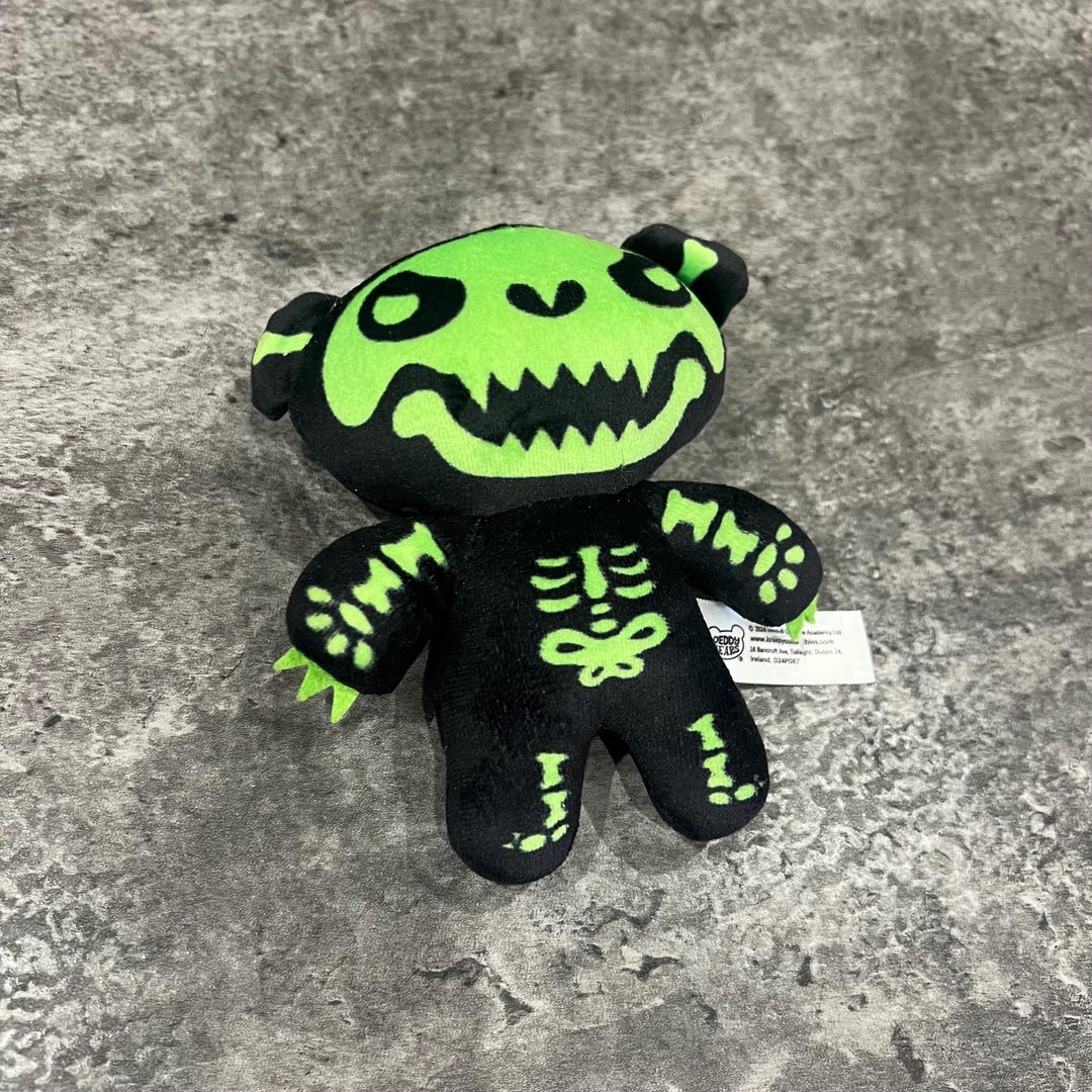 Deddy Bears Bones Soft Toy 12cm Plush - Halloween Bones - Etsy