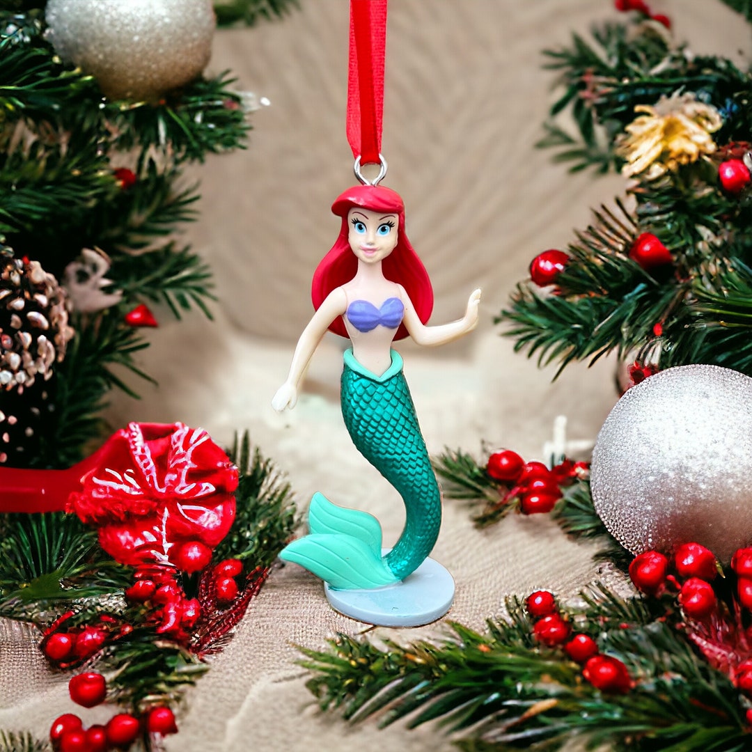 Disney Little Mermaid Ariel Christmas Tree Decoration Ornament Bauble ...