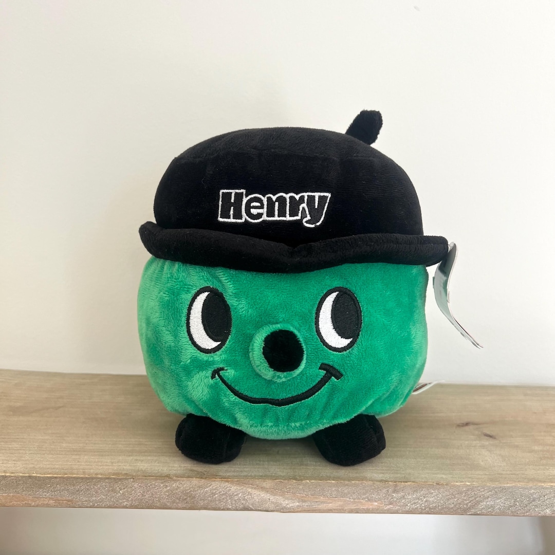 Huggable Henry Hoover Soft Plush Toy Casdon Green Vacuum Cleaner George ...