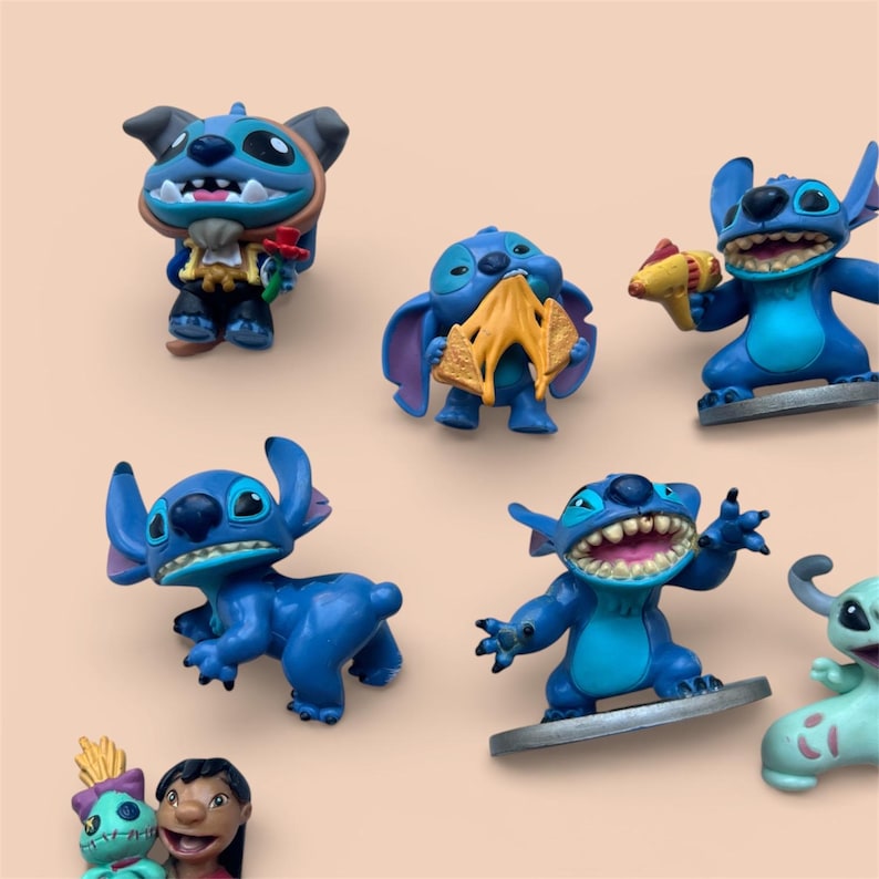 Disney Lilo and Stitch Figures Experiment Cousins Toys Ideal Cake ...