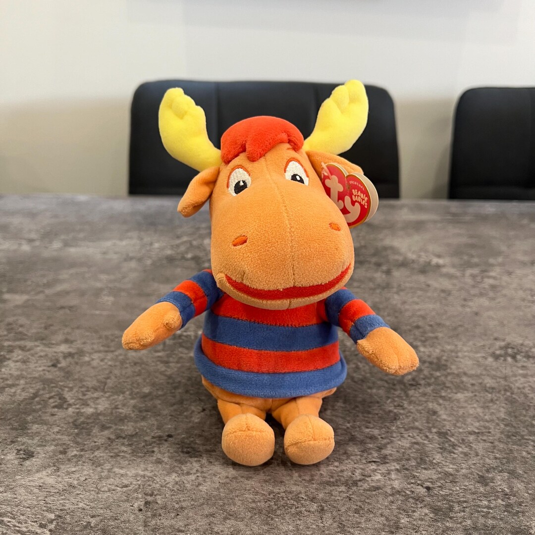 Ty Beanie Babies Backyardigans Orange Moose Tyrone 2004 Plush - Etsy