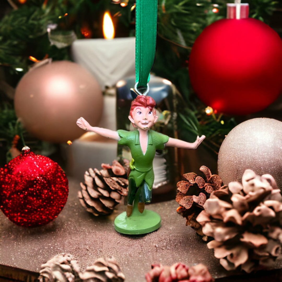 Disney Peter Pan Christmas Tree Hanging Decoration Ornament Bauble Toy ...