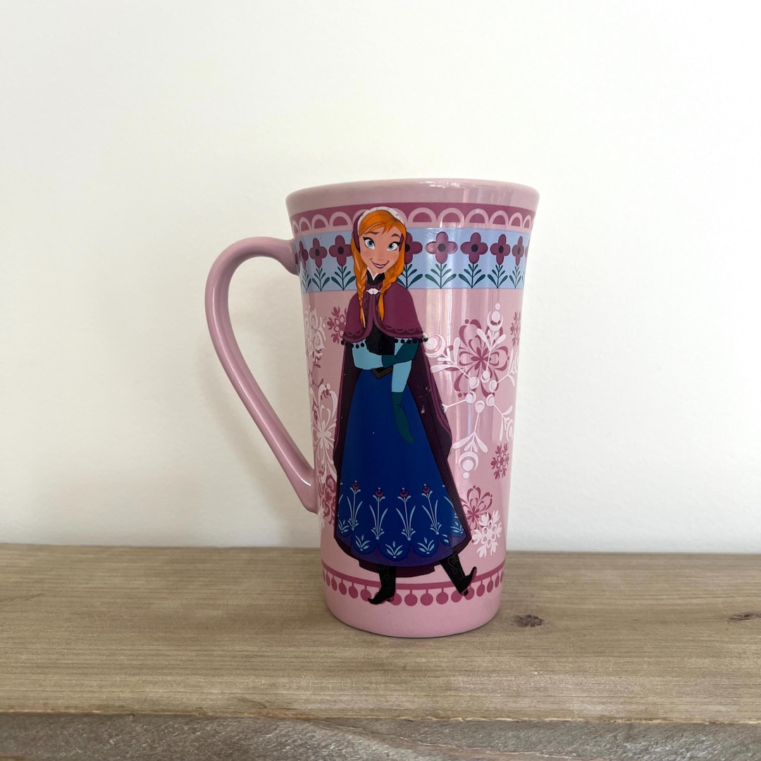 Disney Frozen Anna Coffee Mug 16 Oz Disney Store - Etsy