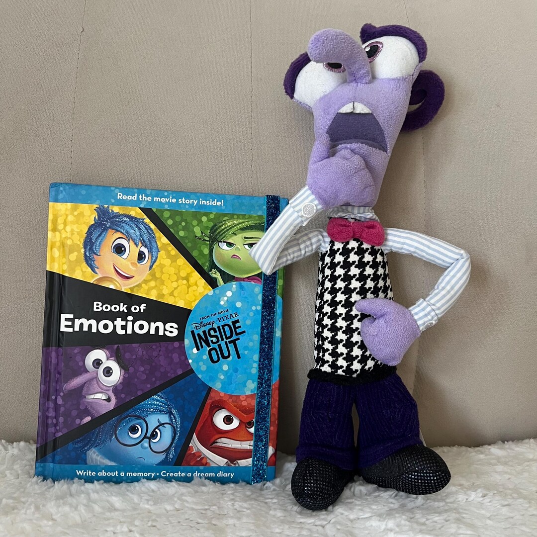 Disney Inside Out Fear Book & Plush Soft Toy Bundle Set Gift - Etsy