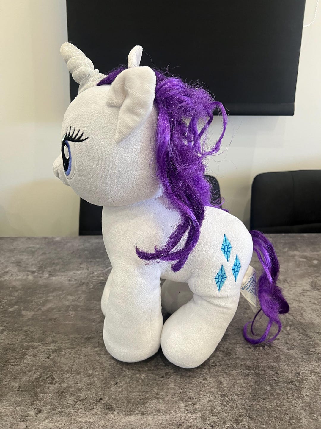 Build A Bear My Little Pony Rarity 16" Soft Plush Toy - Etsy