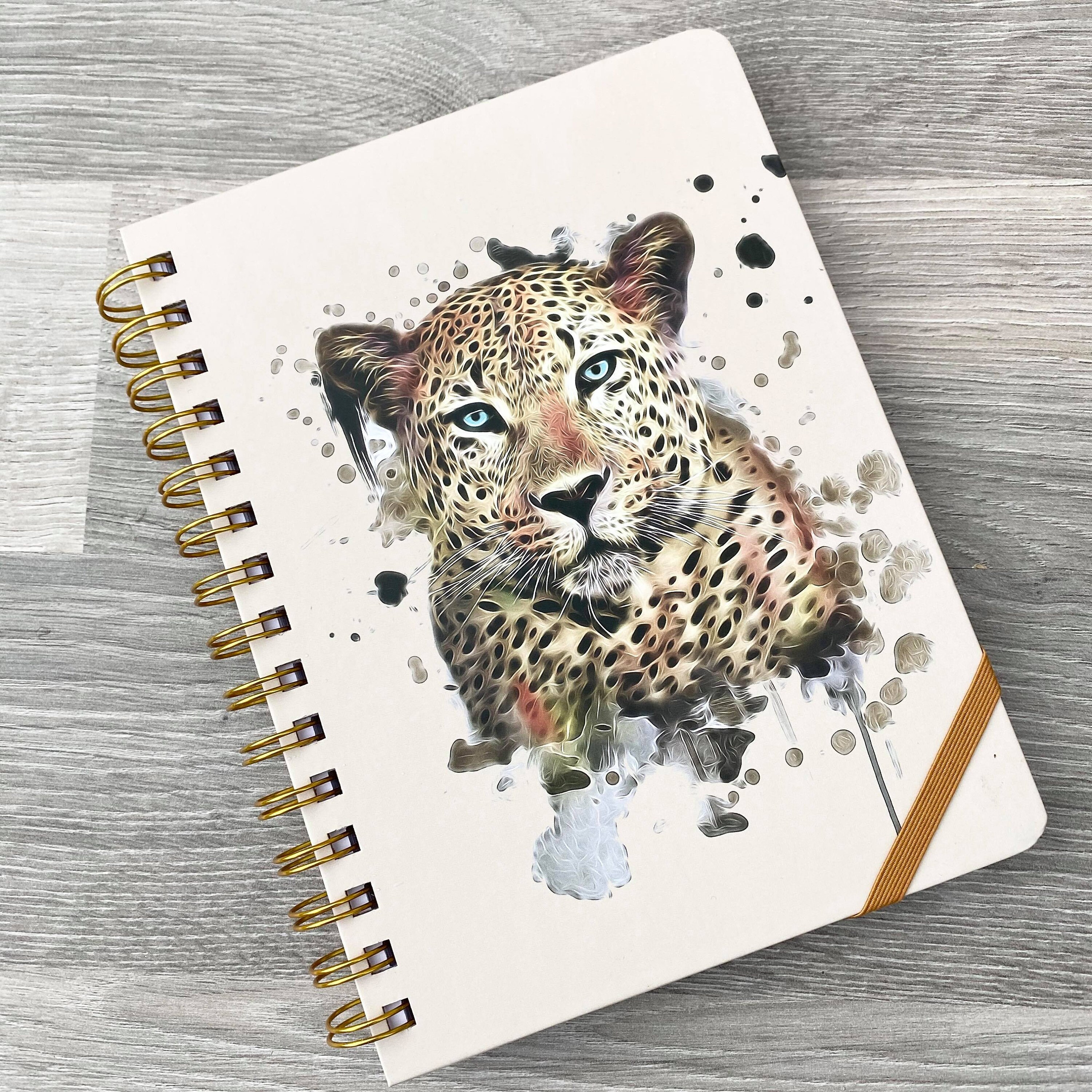 Personalised A5 Jungle Animal Notebook Tiger Cheetah Journal | Etsy