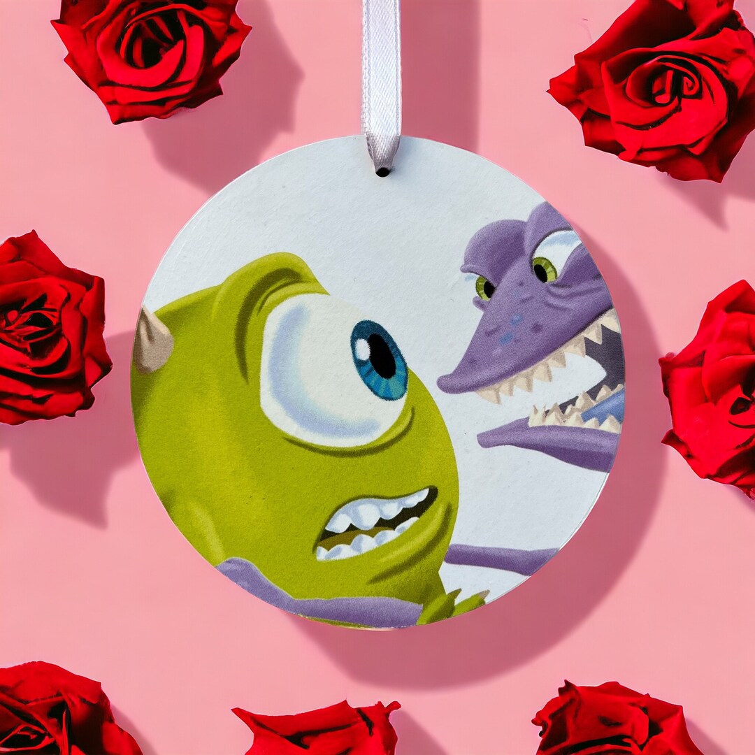 Upcycled Disney Book Monsters Inc Randall Mike Wooden Plaque Hanging ...