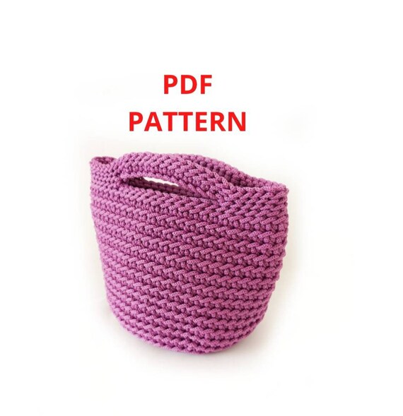 Tutorial Pattern MINI Bag PDF File Pattern Purses Purple Mini | Etsy