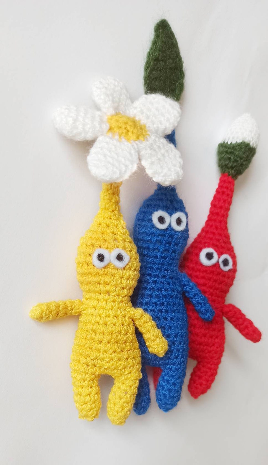 Pattern Pikmin Crochet Toys Unique Toys Best Gifts Pikmin Game Gift for ...