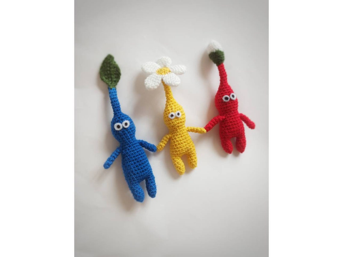 Pattern Pikmin Crochet Toys Unique Toys Best Gifts Pikmin Game Gift for ...