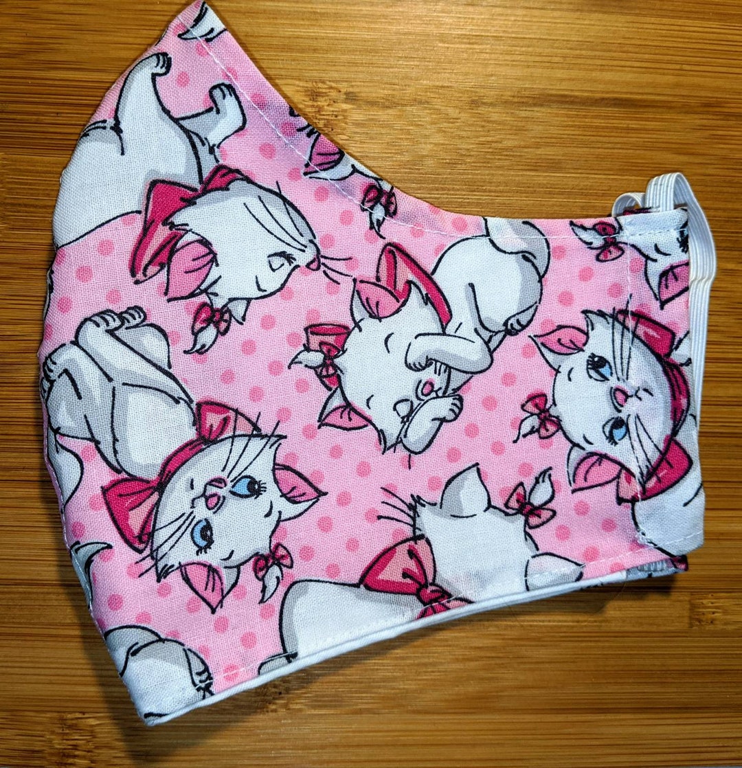 Disney Aristocats Marie Face Mask - Etsy