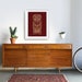 Pinstripe Tiki Head Art Print No. 2, Tiki, Mid Century Modern, Hawaiian ...