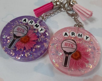 BTS Army Bomb Lightstick Charm for Keychain - Etsy